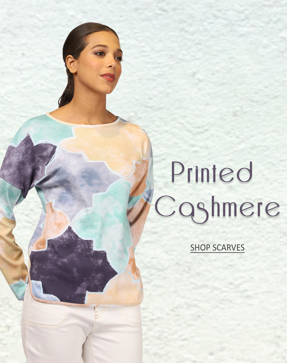 Shop the widest range of printed cashmere scarves and sweaters – Pashma.com